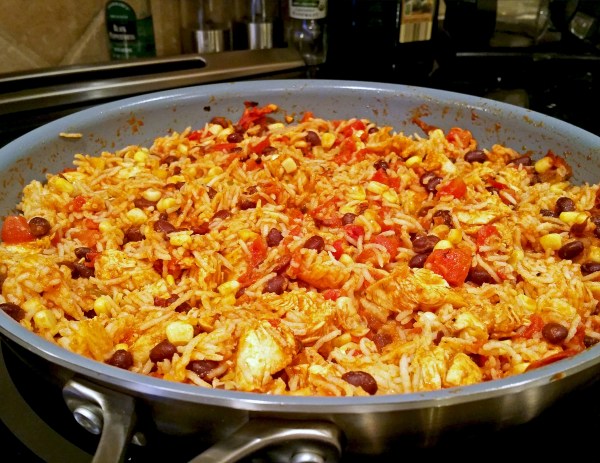 Cheesy Chicken and Rice Skillet Meal – Dancin' and Cookin' in the Kitchen!